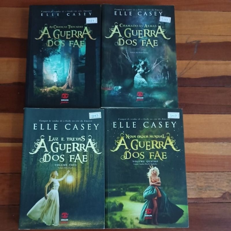 Coleção Completa (4 livros) A Guerra dos Fae / Elle Casey ( 3117 ...