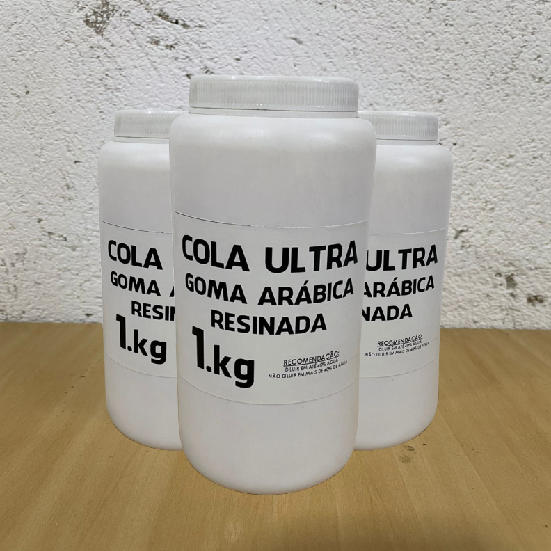 Cola Ultra Goma Arábica Resinada - 1kg - Cola para linha de Pipa ...