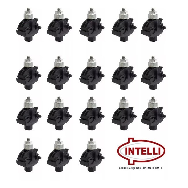 Conector Derivação Perfurante Intelli Cdp 70 ( Kit Com 18 ) | Shopee Brasil