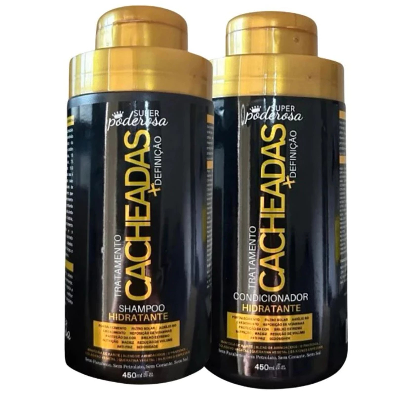 Shampoo + Condicionador Super Poderosa Cacheadas | Shopee Brasil