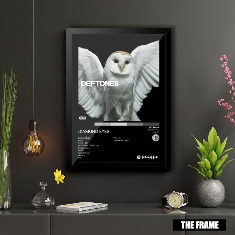 Quadro Decorativo A4/A3 Spotify Deftones Album Diamond Eyes | Shopee Brasil