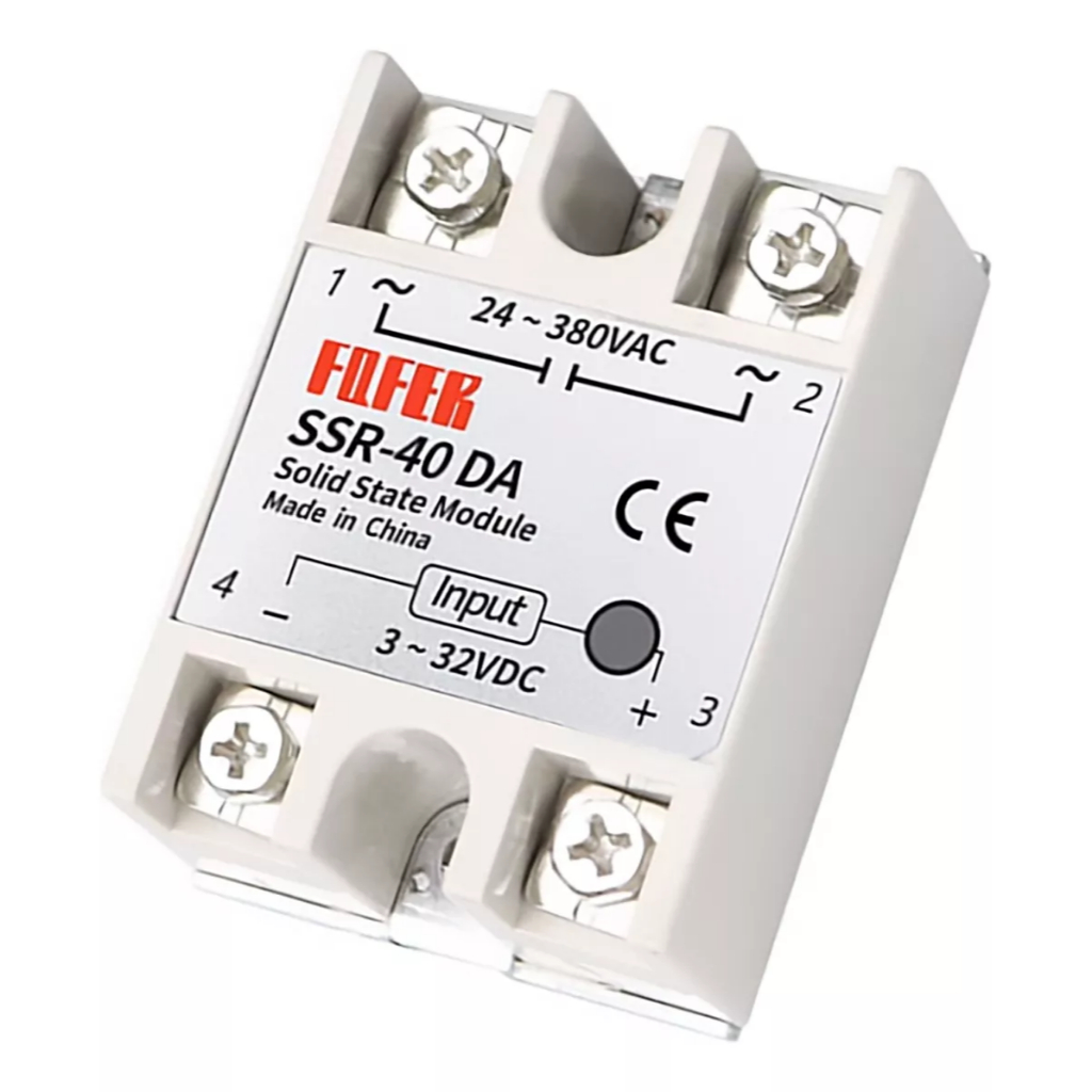 Rele Estado Solido Filfer 40A SSR-40D | Shopee Brasil