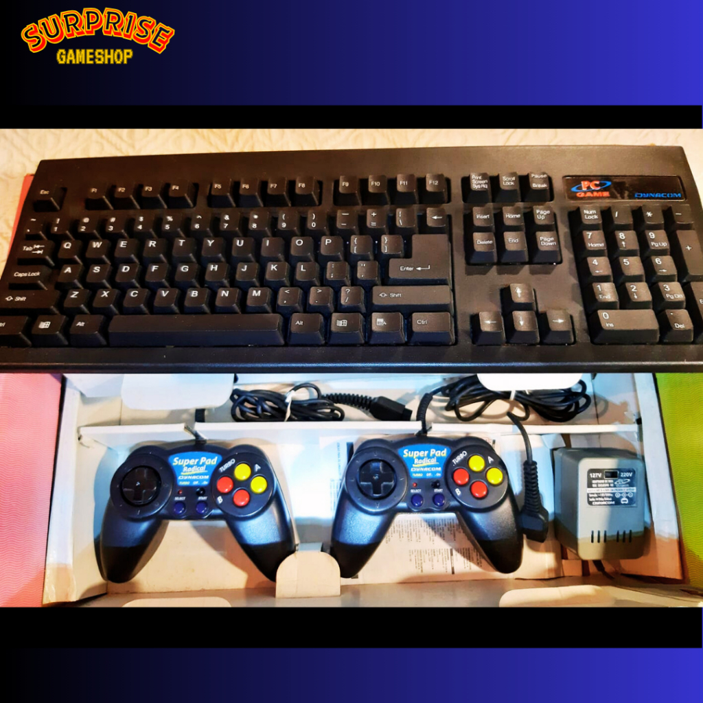 PC Game Dynacom, Retrô Game, 8-Bits anos 90, RARIDADE LEIA A DESCRIÇÃO ...