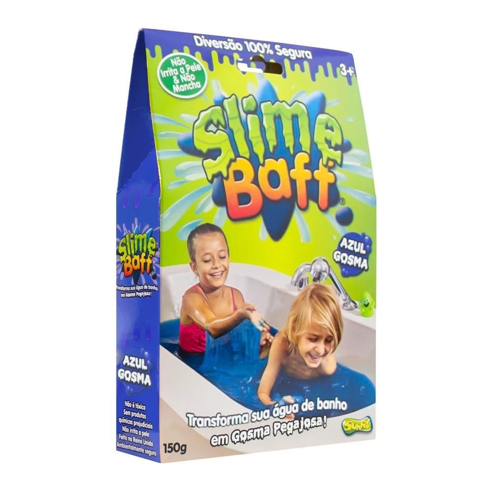 Geleca Slime Baff Verde 150g Transforma Água Em GosmaLOJA 2 COR VERDE ...