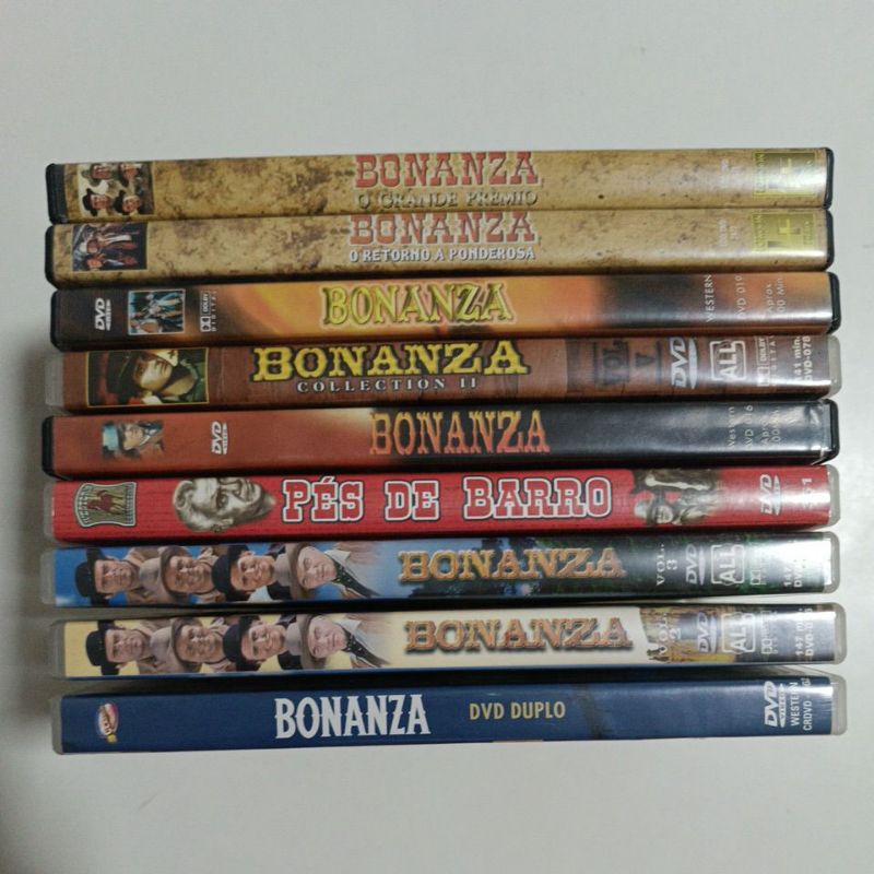 Lote Dvds Bonanza - 9 Dvds | Shopee Brasil