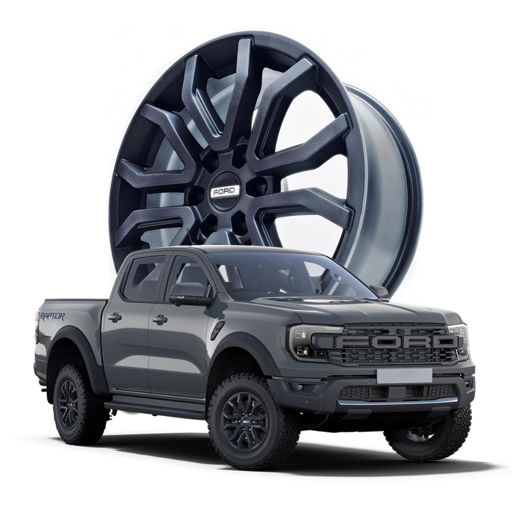 Roda Picape Ford Ranger Raptor Aro 18x8,5 6x139 Modelo S50 - Preta ...