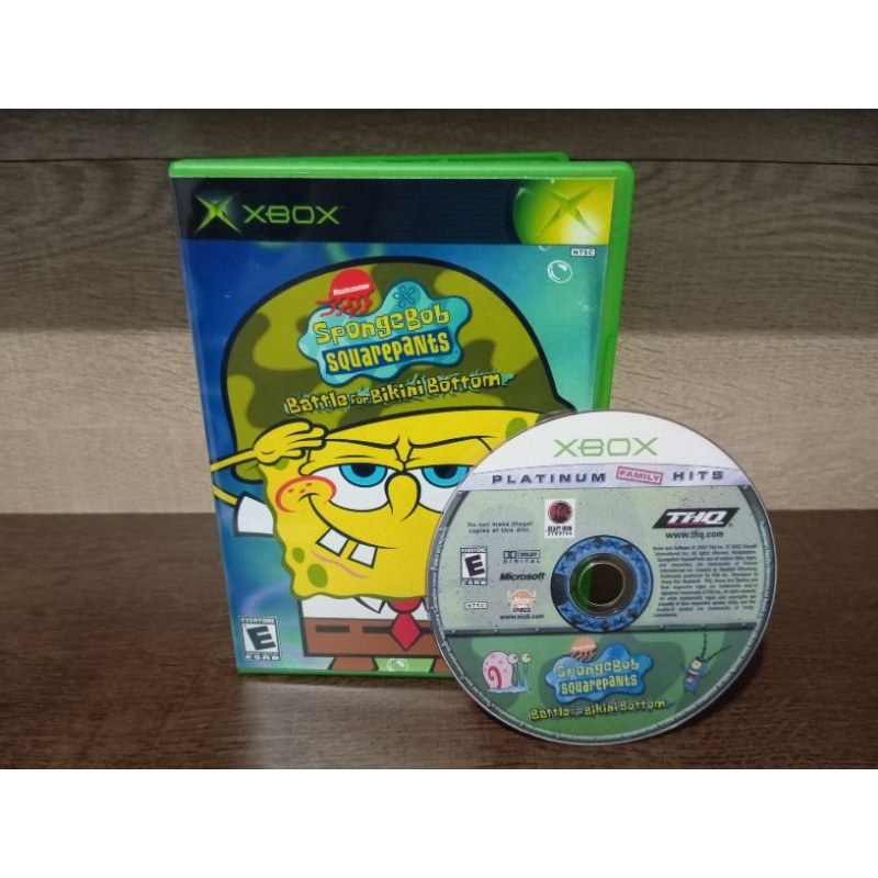SpongeBob Squarepaints Battle for Bikini Bottom - Xbox Classic | Shopee ...