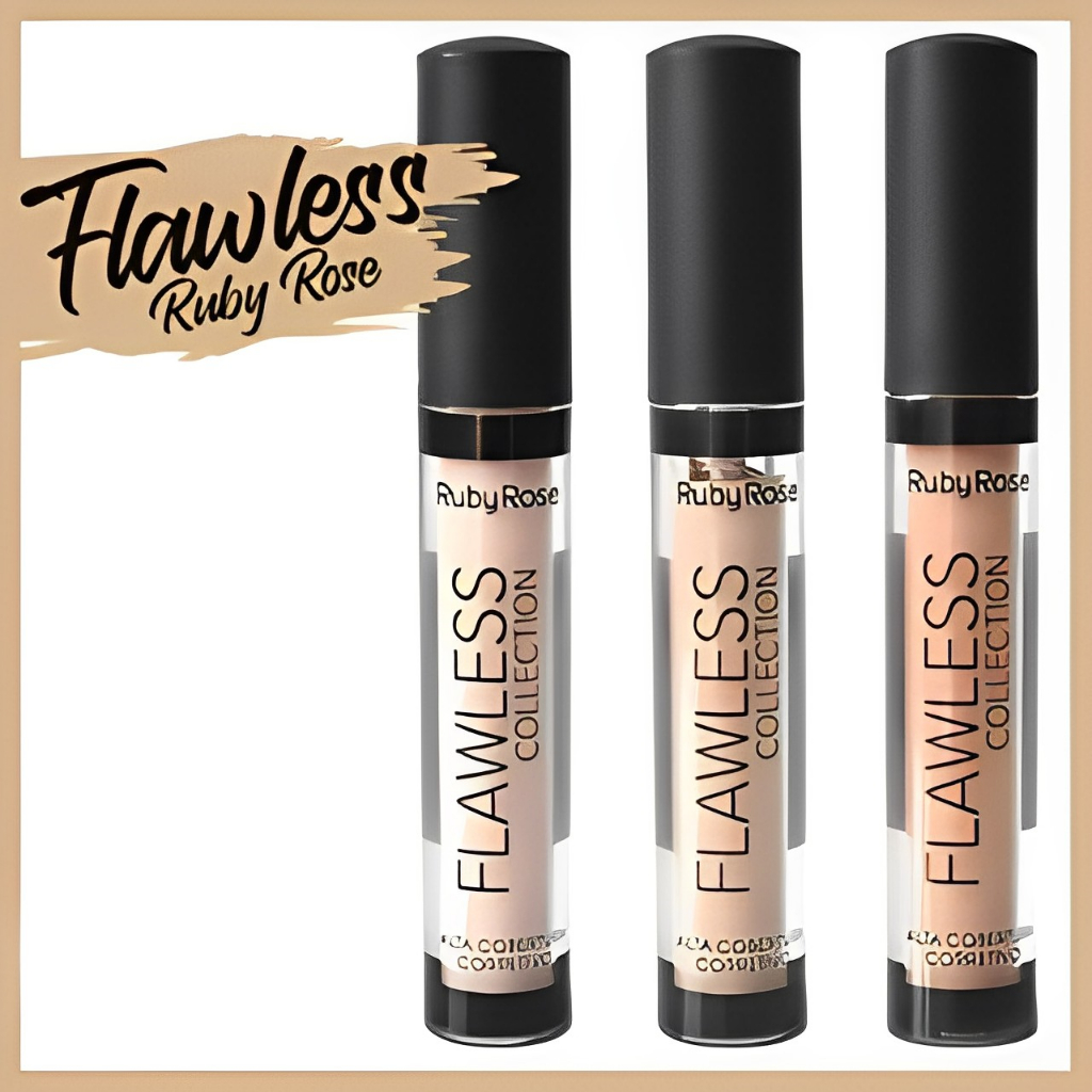 Corretivo Líquido Flawless Collection - Ruby Rose | Shopee Brasil