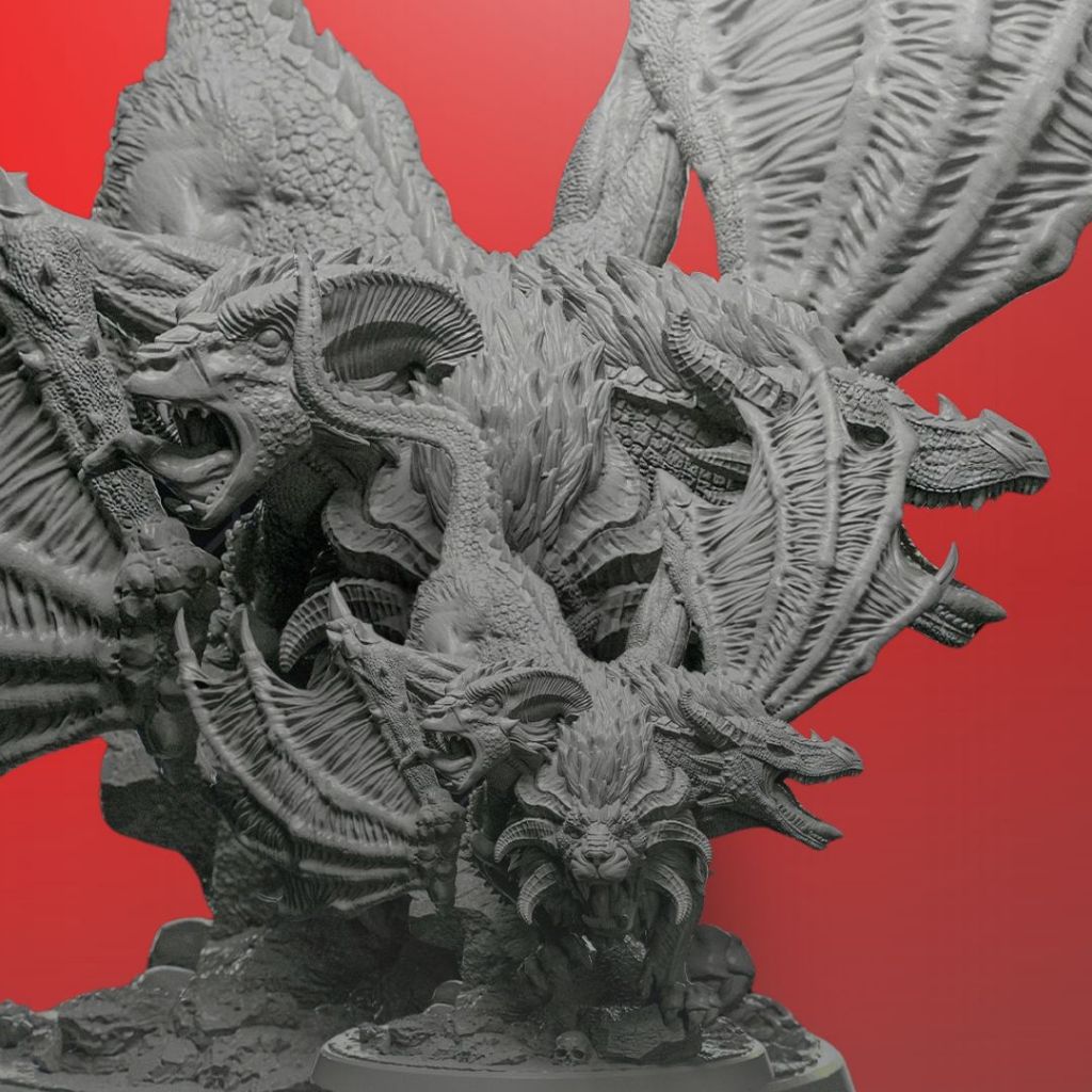 Miniatura RPG quimera – wyvern, leão e bode Dungeons & Dragons | Shopee ...