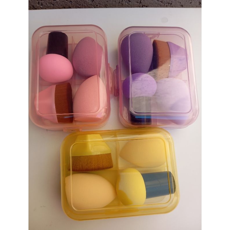 kit esponja de maquiagem - 4 peças de alta qualidade | Shopee Brasil