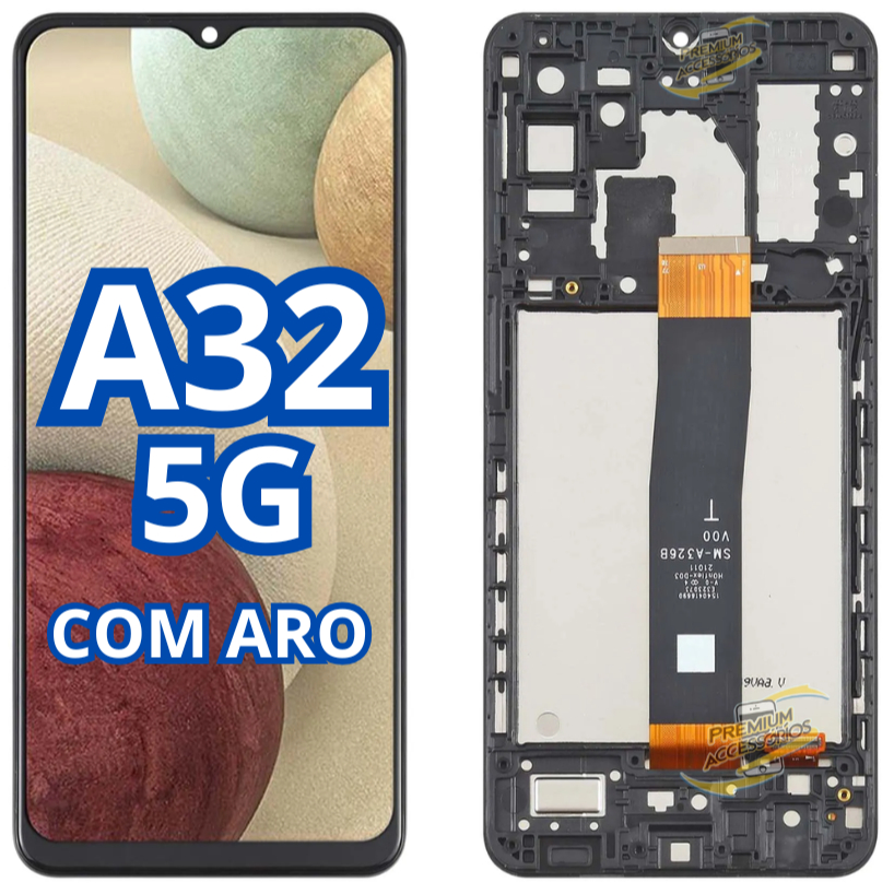 Tela Frontal Touch Display Compatível A32 5g COM ARO/SEM ARO -Pronto Entrega | Shopee Brasil