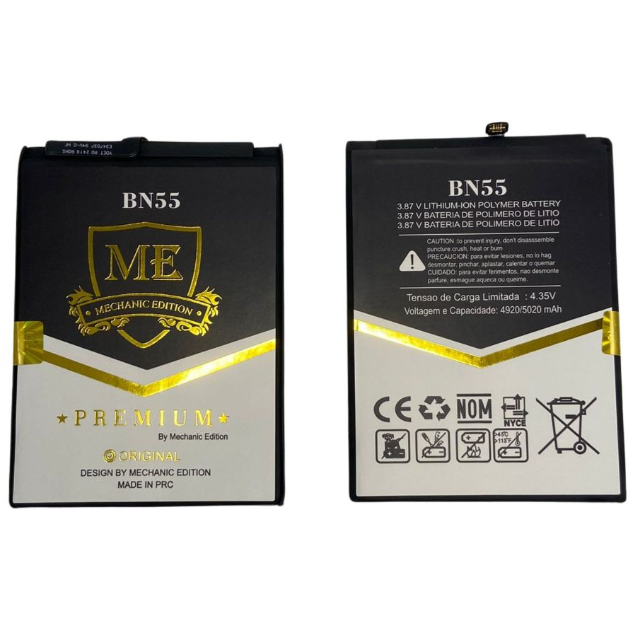 Bateira Para Redmi Note 9s Bn55 5020mAh M2003j6a1g | Shopee Brasil