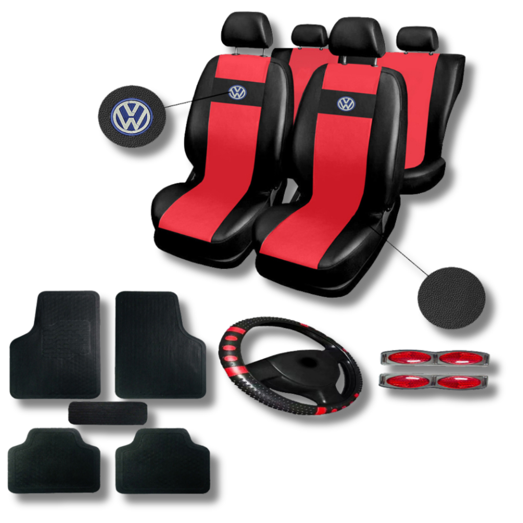 Capas Banco Carro Em Couro Voyage E Gol G2 G3 G4 G5 G6 G7 tapete de ...