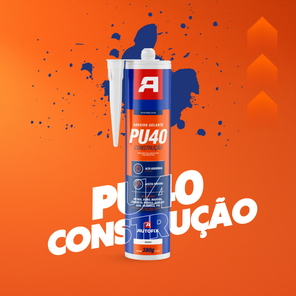 PU40 Todas as Cores Adesivo Selante 380g / AUTOFIX | Shopee Brasil