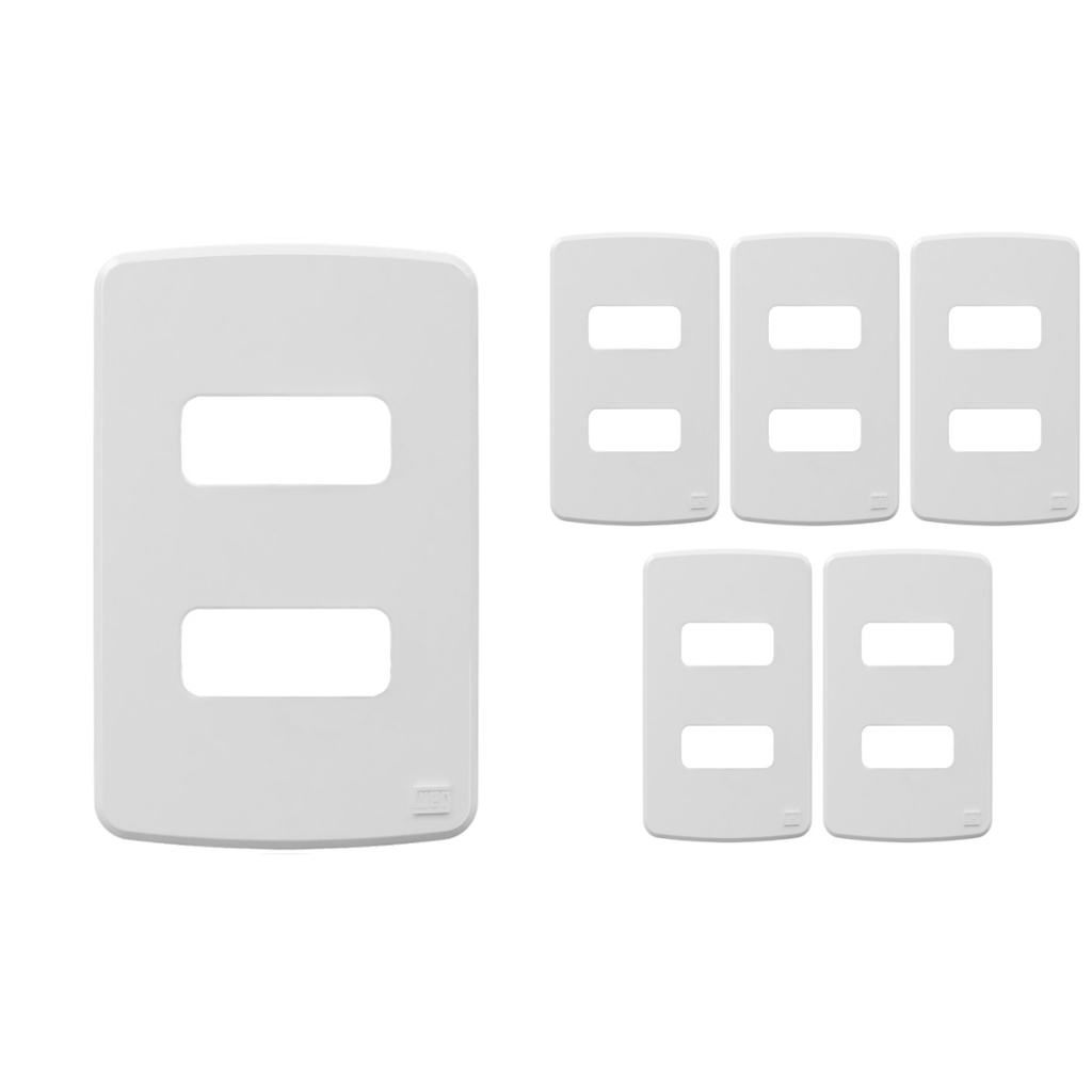 Kit 05 Placas 4x2 2 Posições Weg linha Composé Sem Suporte Alta ...