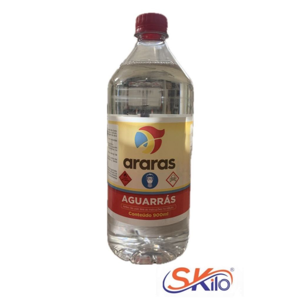 Agua Raz Araras Aguarras 900ml Diluente Tintas Original | Shopee Brasil