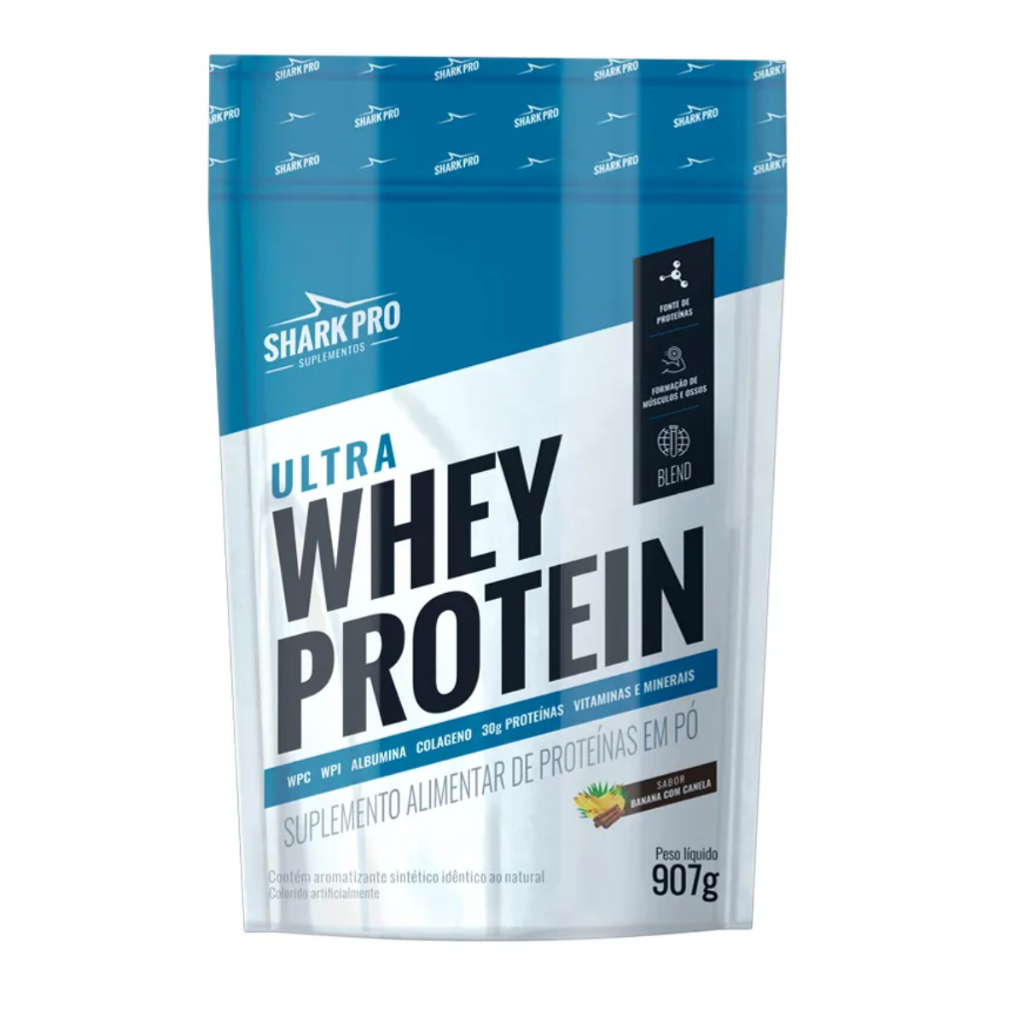 Ultra Whey Protein Refil Shark Pro Vários Sabores 900g | Shopee Brasil