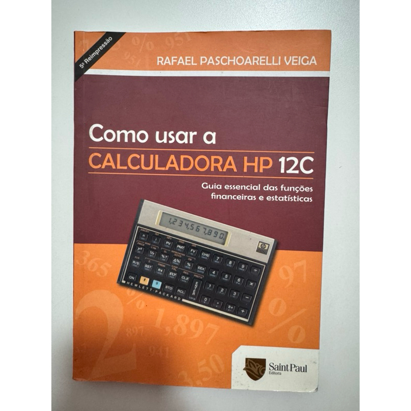 Livro Como Usar a Calculadora HP 12C. | Shopee Brasil