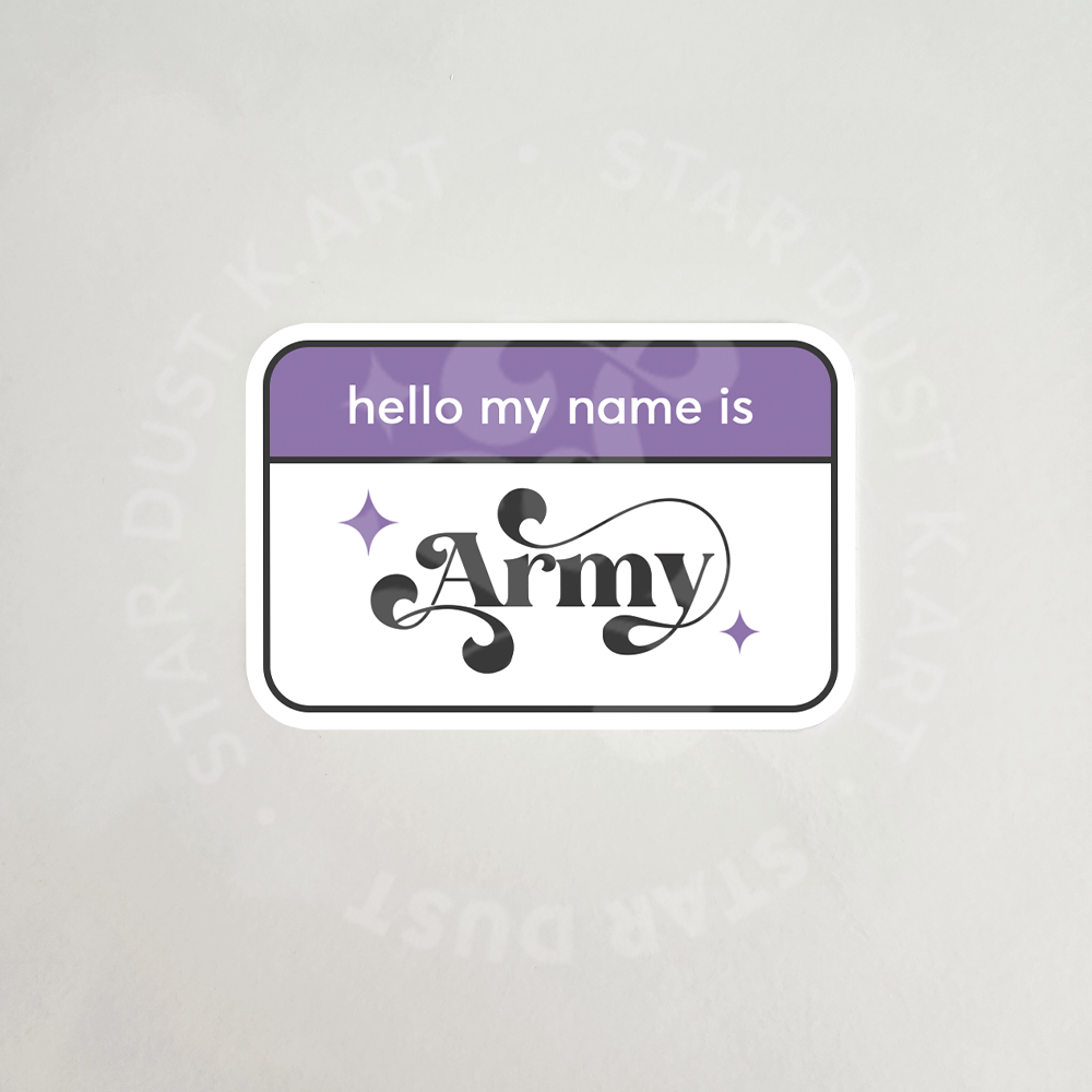 Sticker "Adesivo" Army "BTS" MOD.SD044 | Shopee Brasil