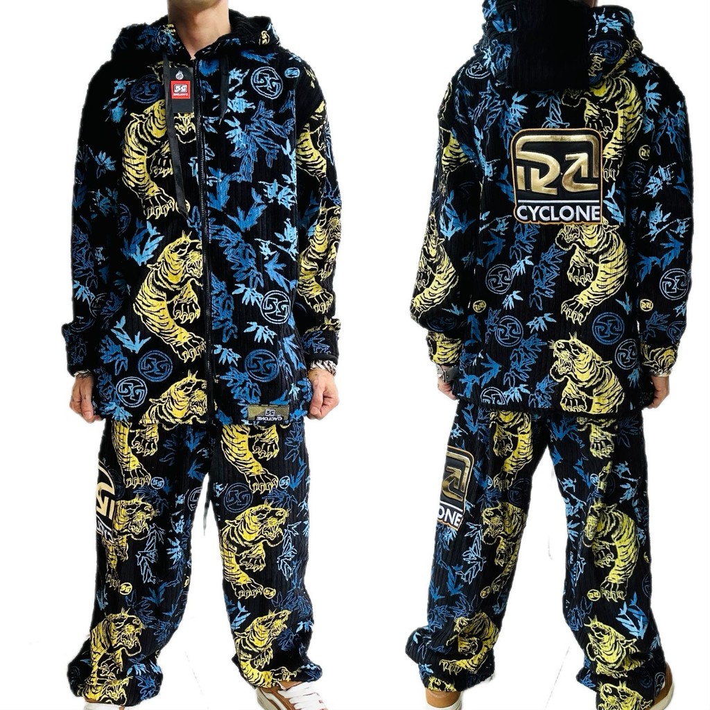 Kit Jaqueta Da Cyclone Veludo Tigre New + Calça Chave | Shopee Brasil