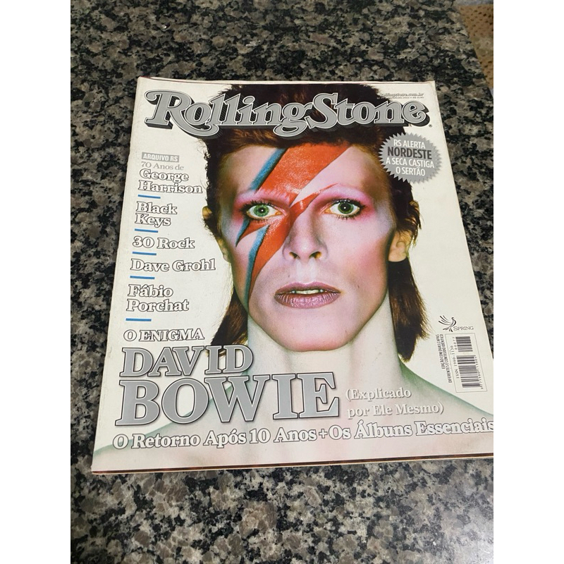 Revista Rolling Stones 77 - David Bowie | Shopee Brasil