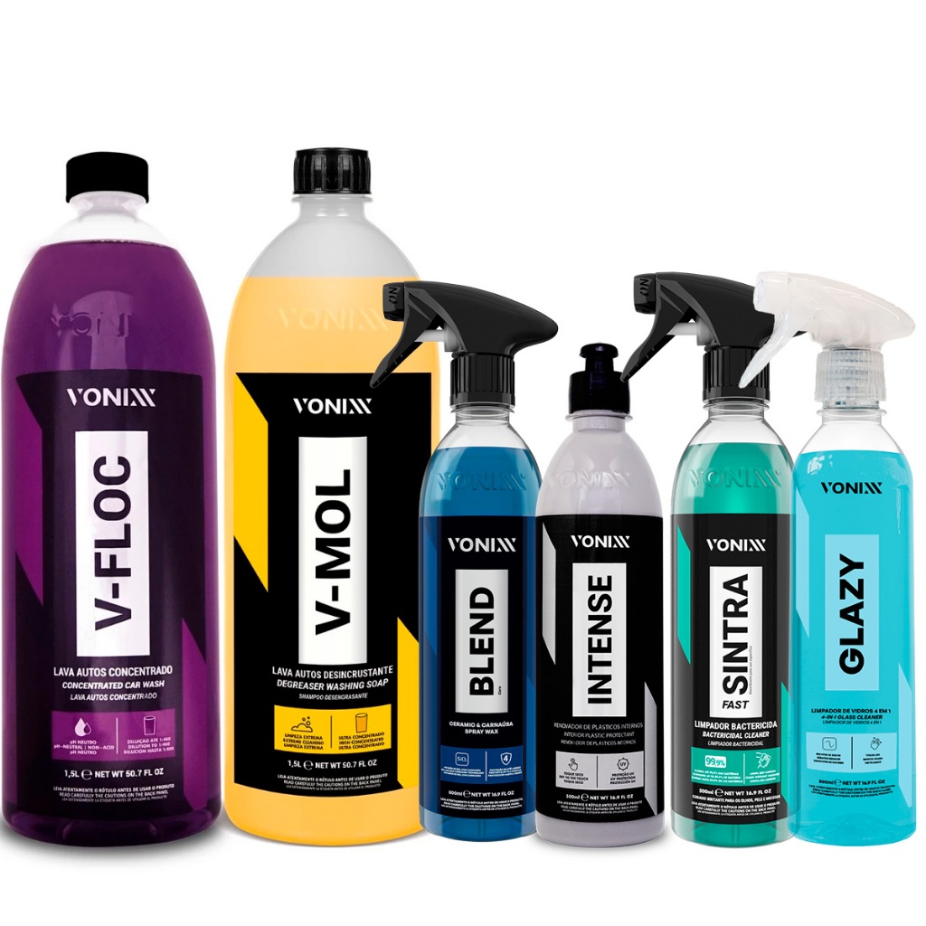 KIT V-FLOC 1,5 + V-MOL 1,5 + BLEND + INTENSE + SINTRA + GLAZY - SHOPEE ...