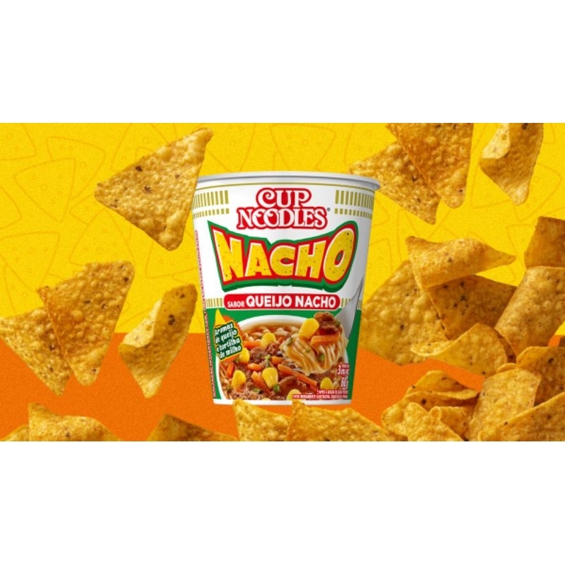 Cup noodles NACHOS kit 3 uni - 68g | Shopee Brasil