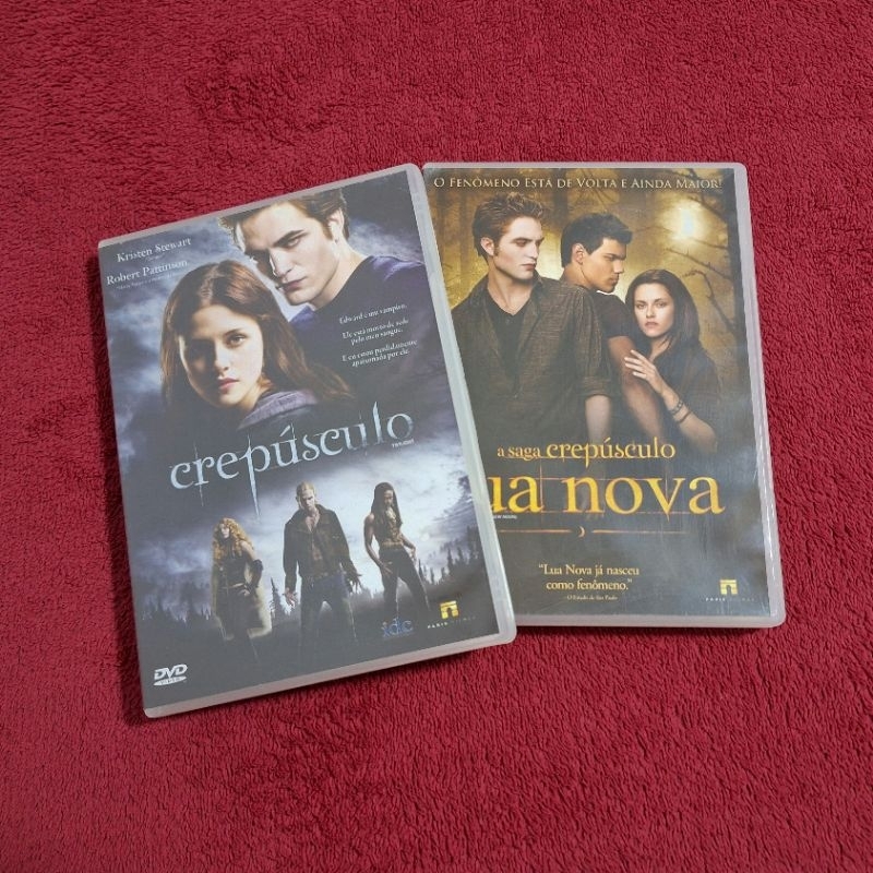 Kit DVDs Crepúsculo e A Saga Crepúsculo: Lua Nova | Filmes de Romance ...