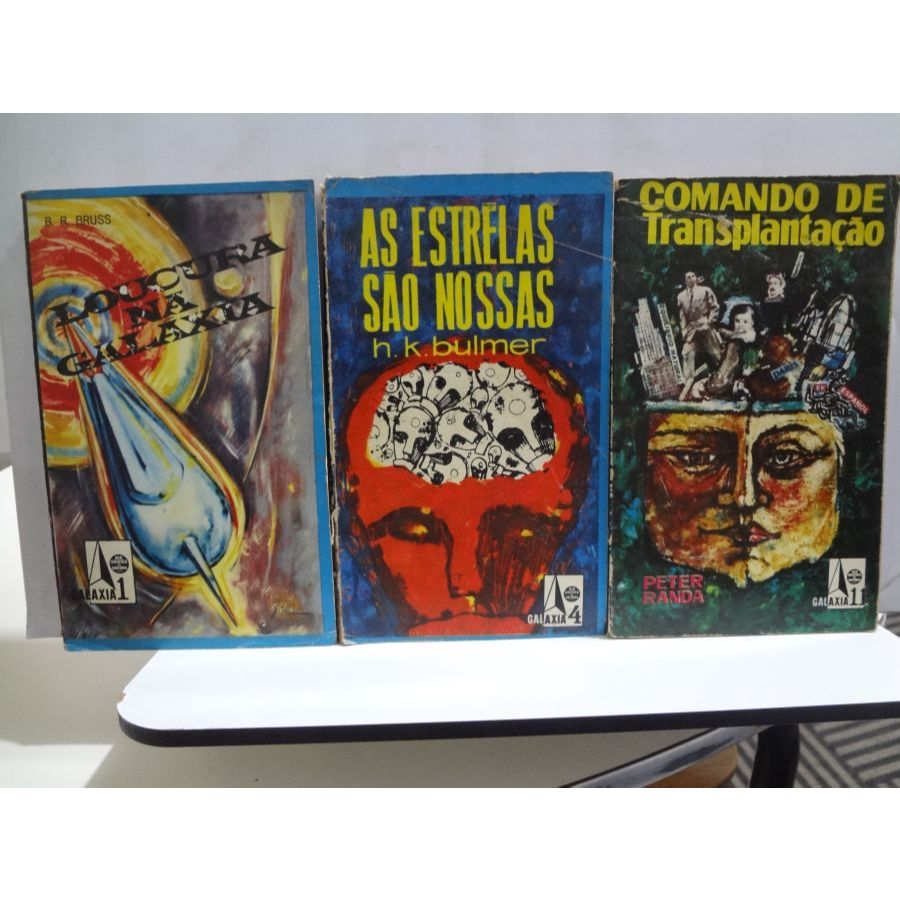 Livro Ficção As Estrêlas São Nossas H K Bulmer + Loucura na Galaxia B R ...