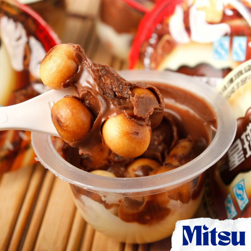 5 Copinhos de chocolate chines ao leite com choco branco e bolinhas em ...