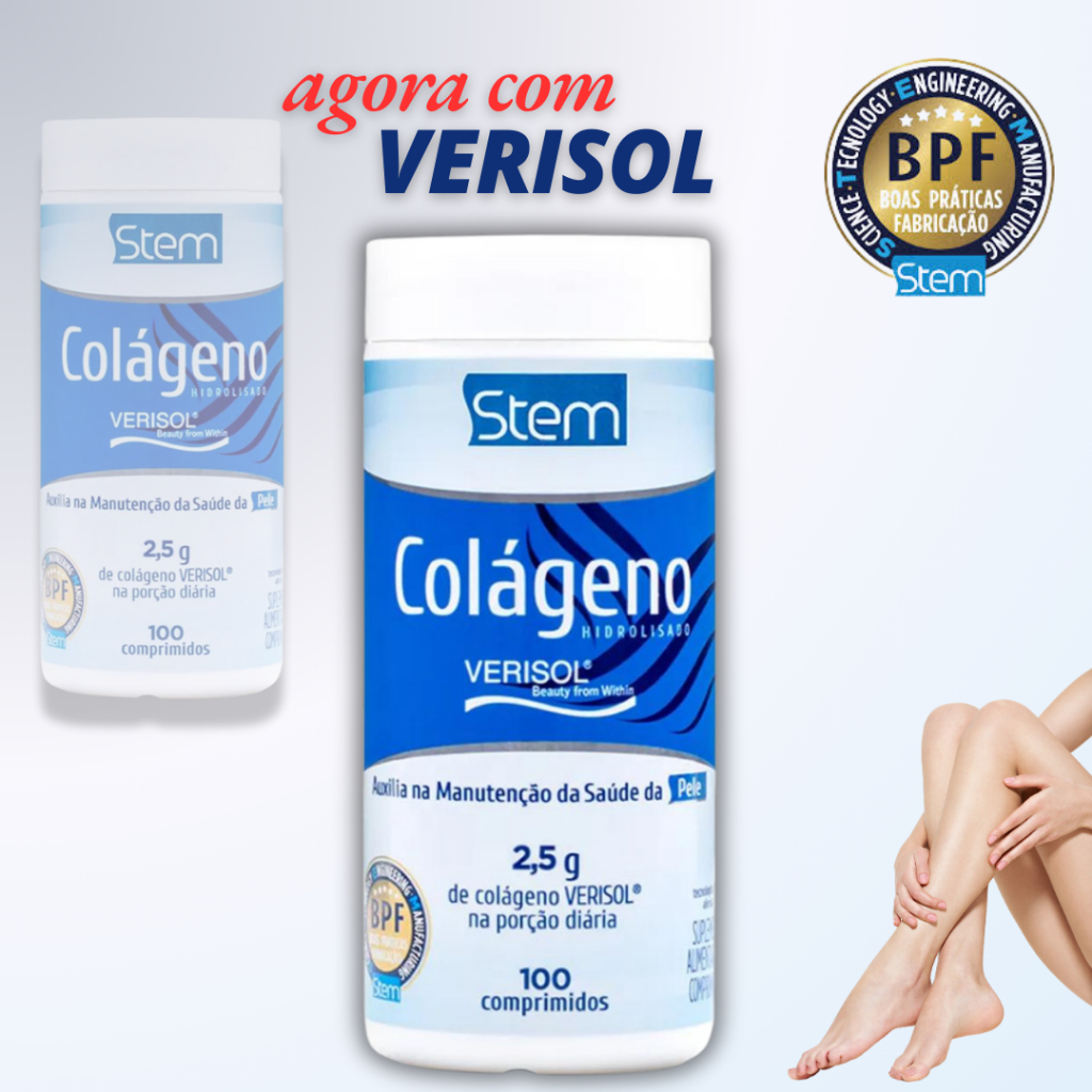Colágeno Hidrolisado VERISOL Original 100 comprimidos - Stem | Shopee ...