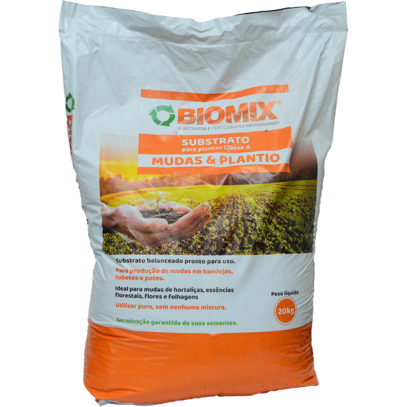Substrato Mudas e Plantio Biomix 20kg | Shopee Brasil