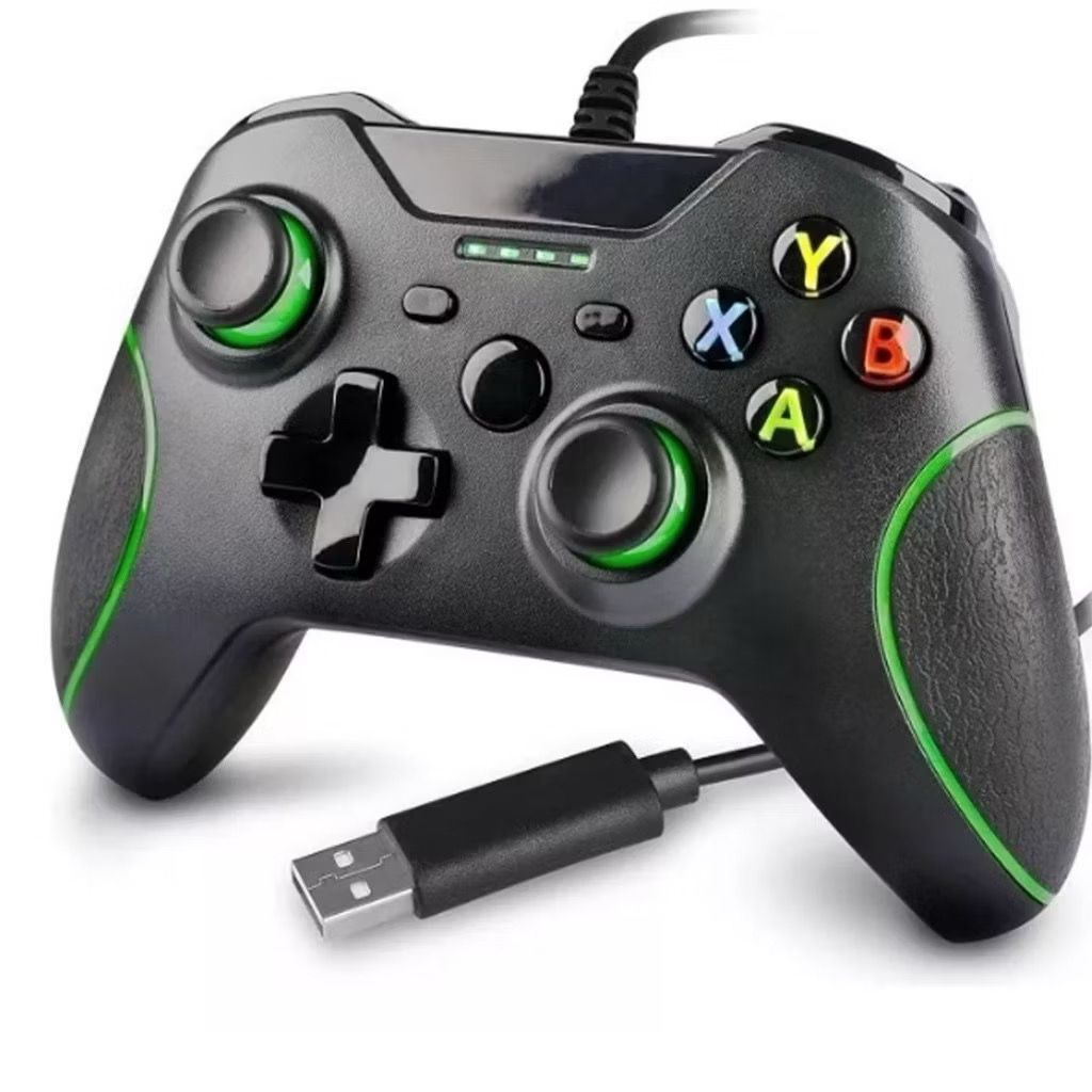 Controle Xbox 360 e Xbox One Kit com 2 Cor Preto Co Fio | Shopee Brasil