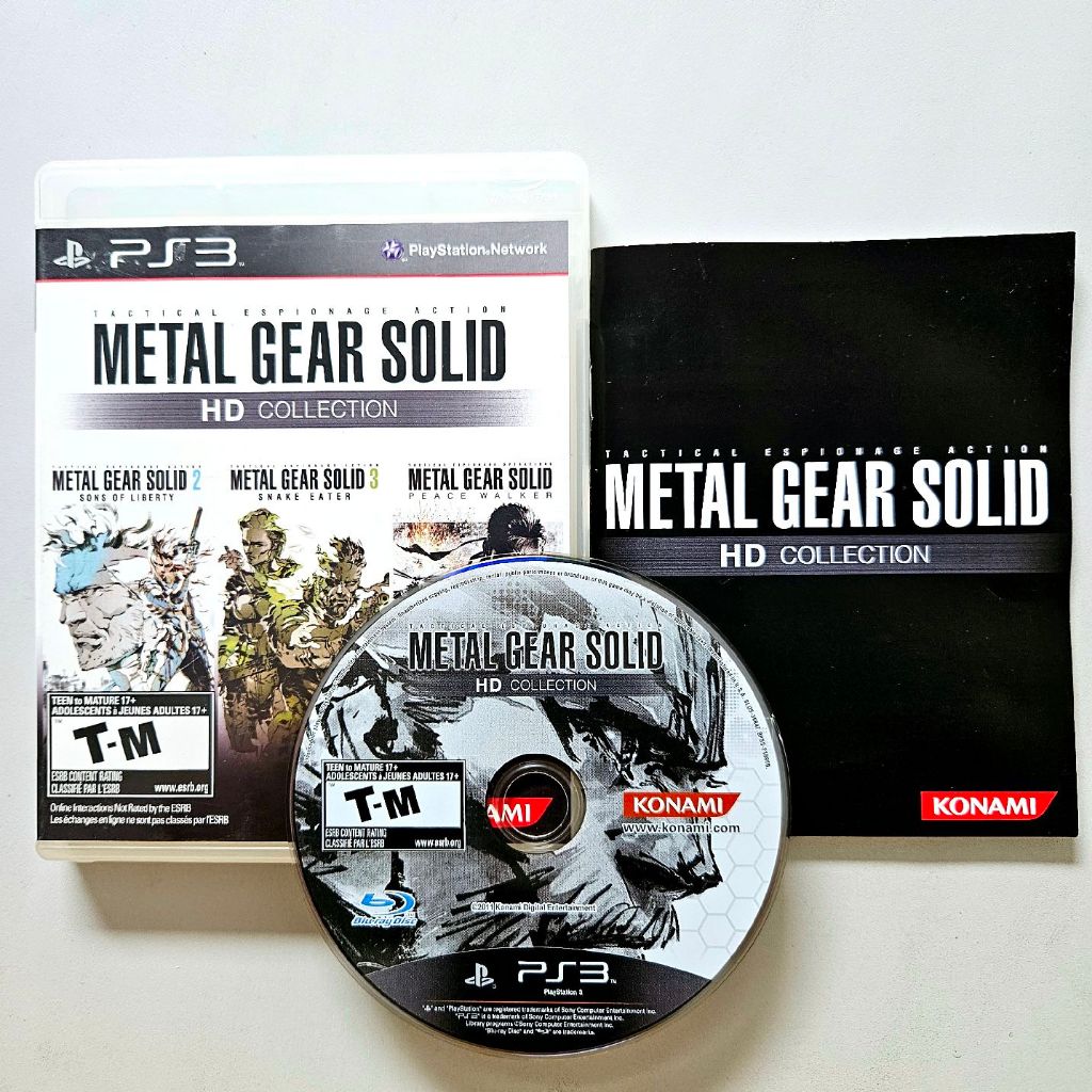 Metal Gear Solid HD Collection Original Playstation 3 PS3 - Escorrega o ...