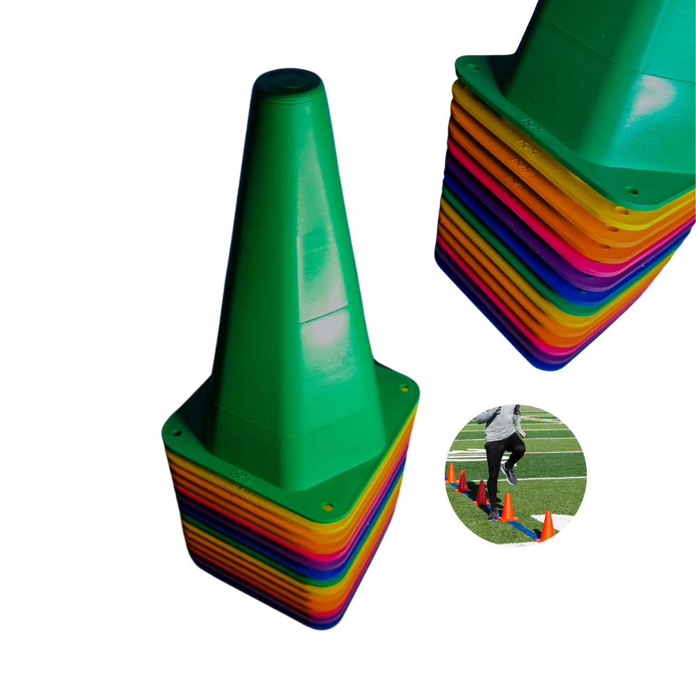 Cones Para Treino Futebol ,Circuitos de Agilidade, Exercícios ...