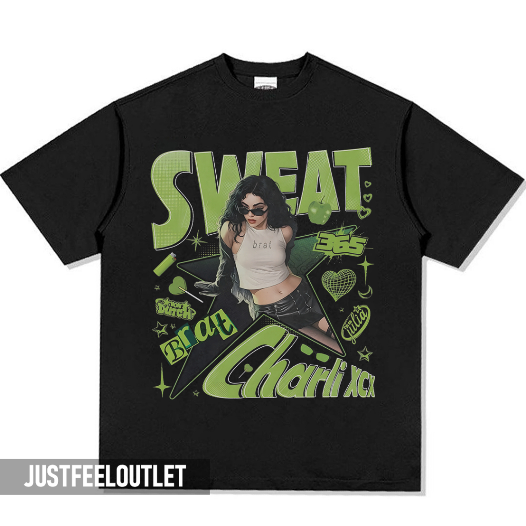 Camiseta T-shirt Unissex Algodão Sweat Charli xcx | Shopee Brasil