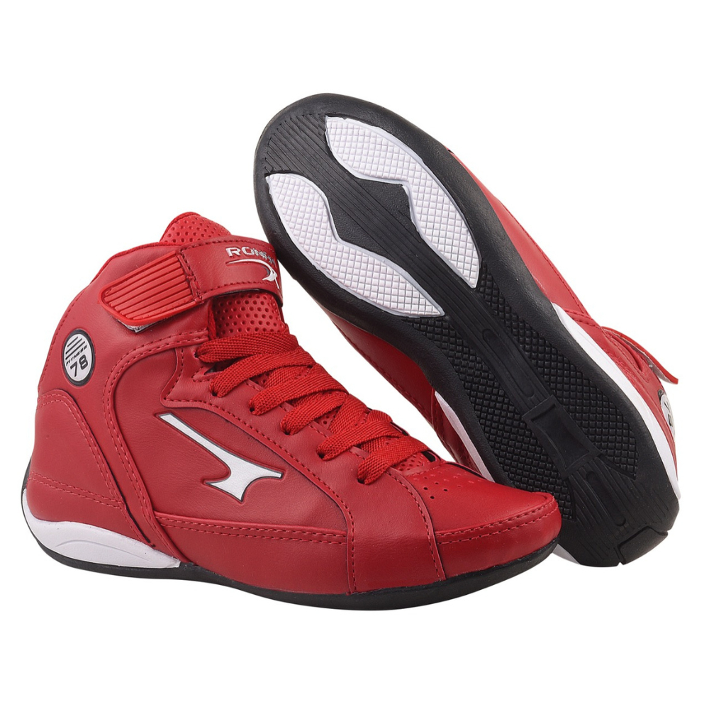 Bota Roman R2 Feminino Para Academia Masculino Estilo Boxe Cano Médio ...