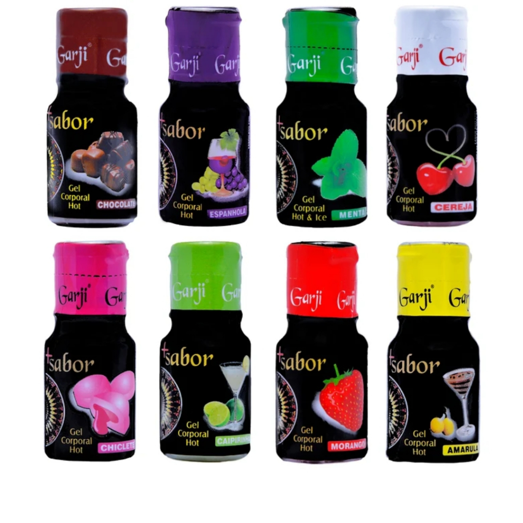 Gel Térmico Comestível + Sabor 15ml Para Sexo Oral Esquenta Hot Óleo ...