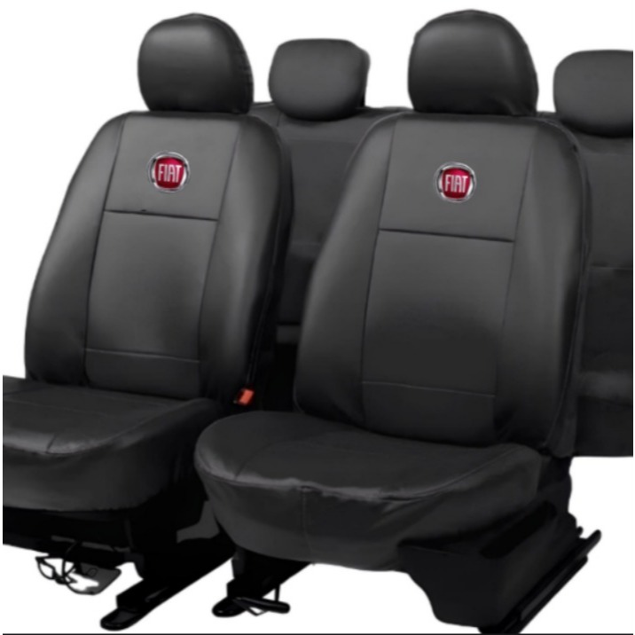 Jogo De Capas Banco Automotivo Couro Carros Fiat Uno Idea Argo Marea ...