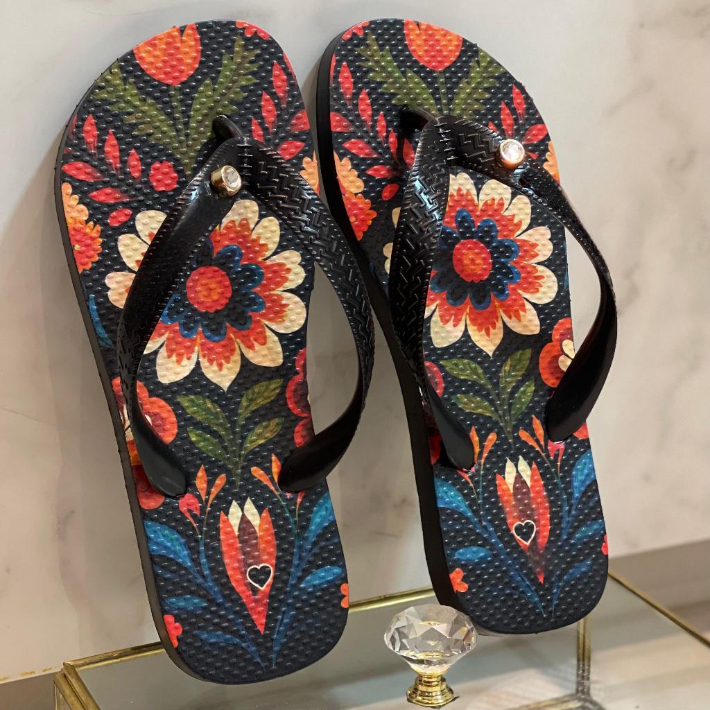 Chinelo Feminino Fashion Estampado Tendência: Modelo 2025 | Shopee Brasil