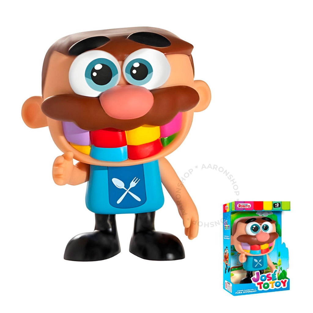 José Totoy Boneco que Come e Ensina de Forma Divertida | Shopee Brasil