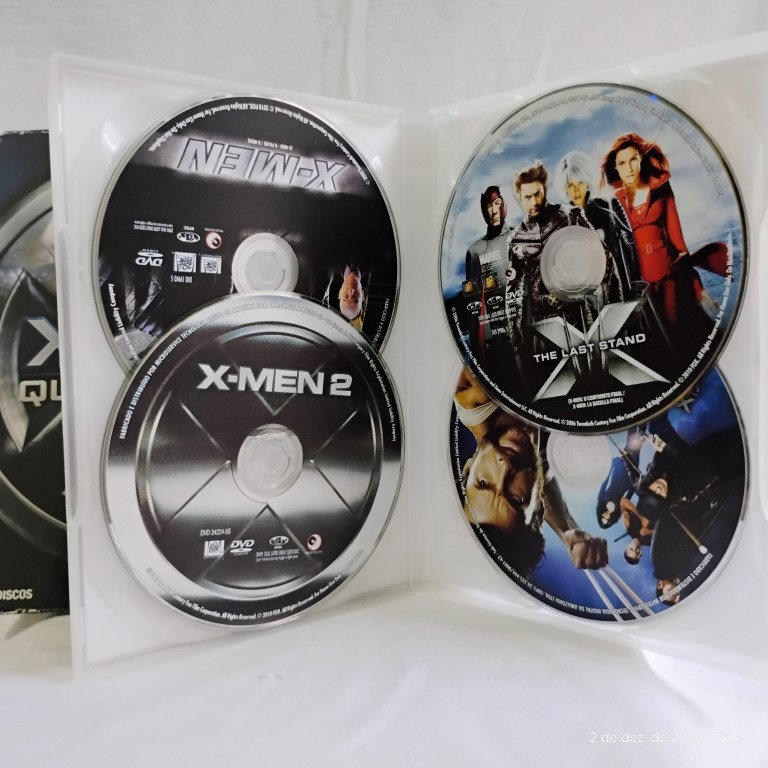 BOX DVD MARVEL - QUADRILOGIA - X-MEN | Shopee Brasil