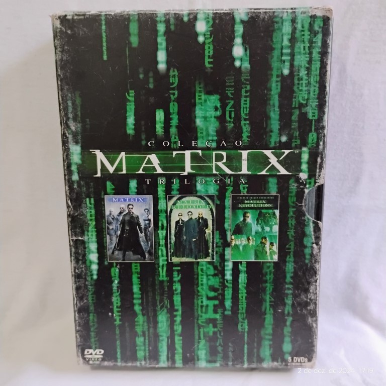 BOX DVD MATRIX TRILOGIA. 5 DISCOS. | Shopee Brasil