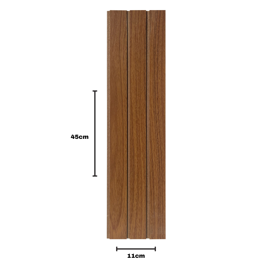 30 Revestimentos De Parede Painel Ripado Adesivo Decorativo MDF 45x11 ...