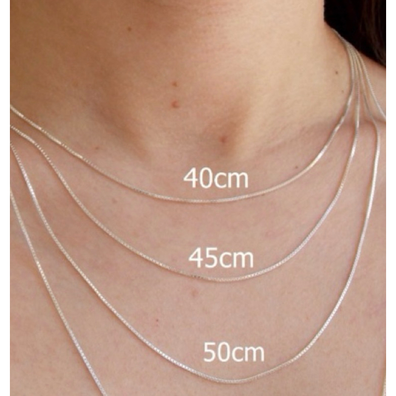 Corrente Veneziana V12 40cm - 45cm - 50cm Prata 925 Legítima | Shopee Brasil