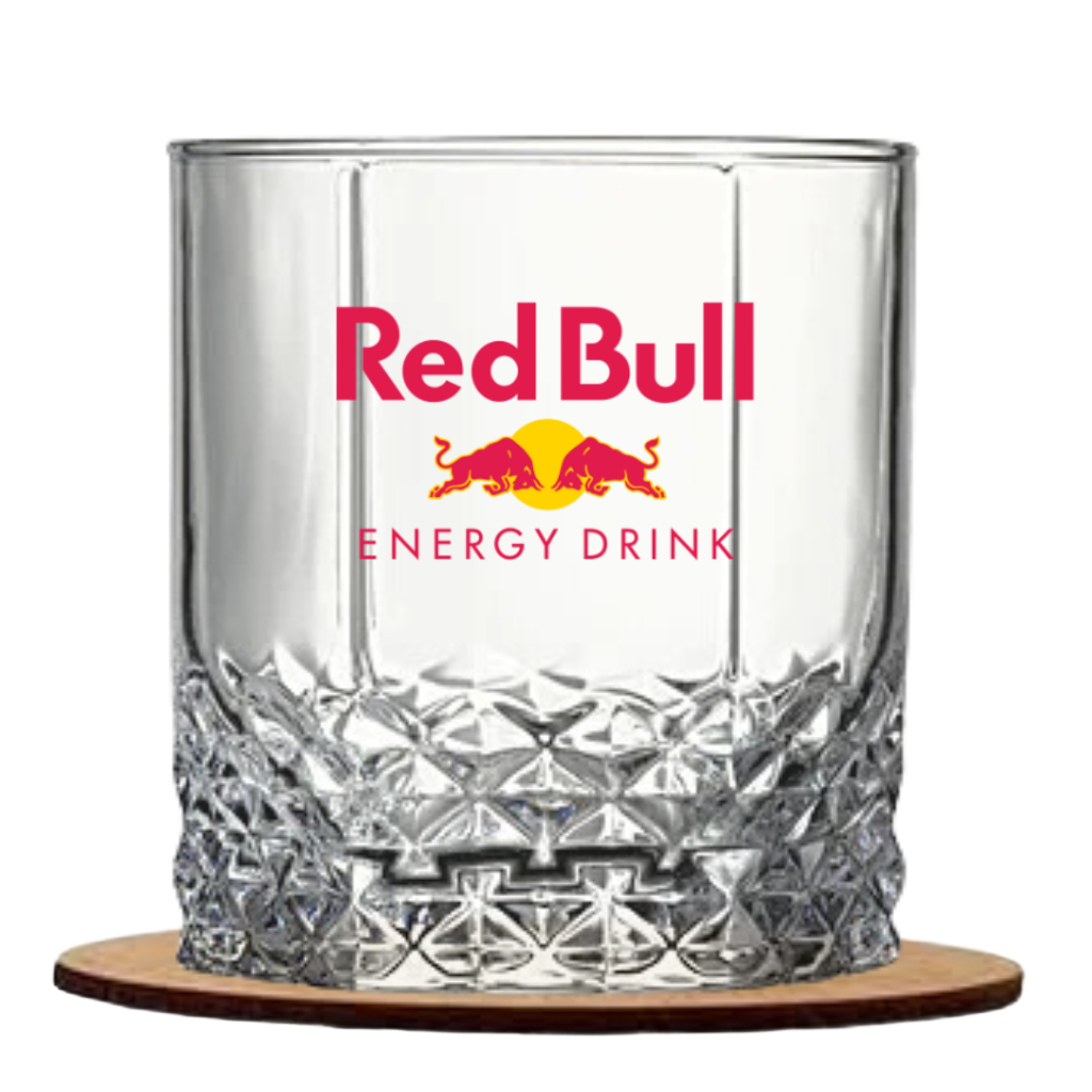 Copo Personalizado Red Bull Cristal Diamond 310ml + Base | Shopee Brasil