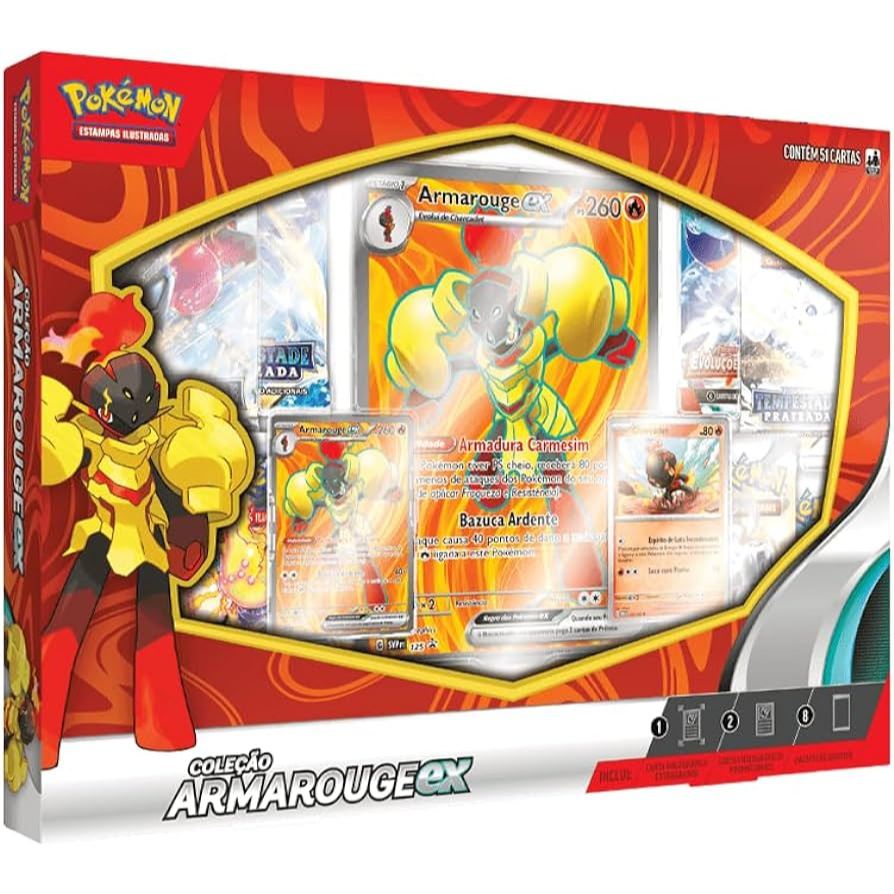 Box Armarouge Ex - Pokémon TCG | Shopee Brasil