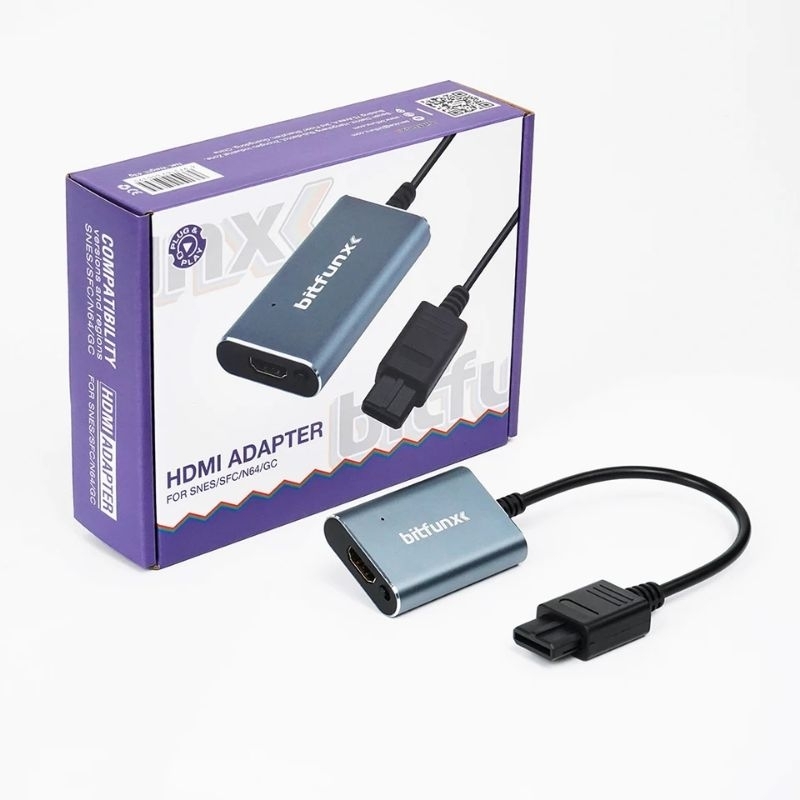 Cabo Conversor HDMI 720p Bitfunx Nintendo 64 N64, Super Nintendo SNES e Gamecube NGC | Shopee Brasil