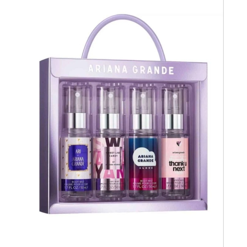 Kit gift set body splash Ariana Grande | Shopee Brasil