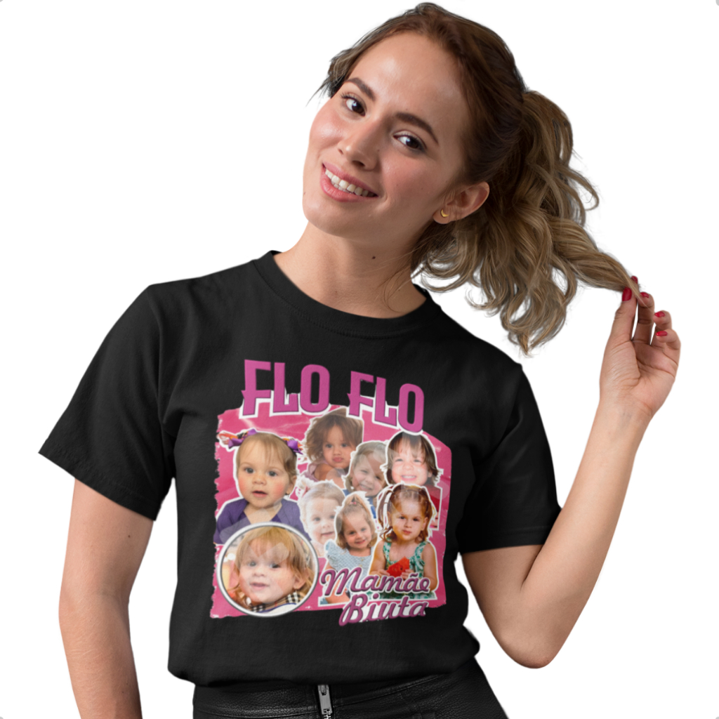 Camiseta Unissex Maria Flor Flo Flo Biuta Mamãe Biruta Virgínia Fonseca ...